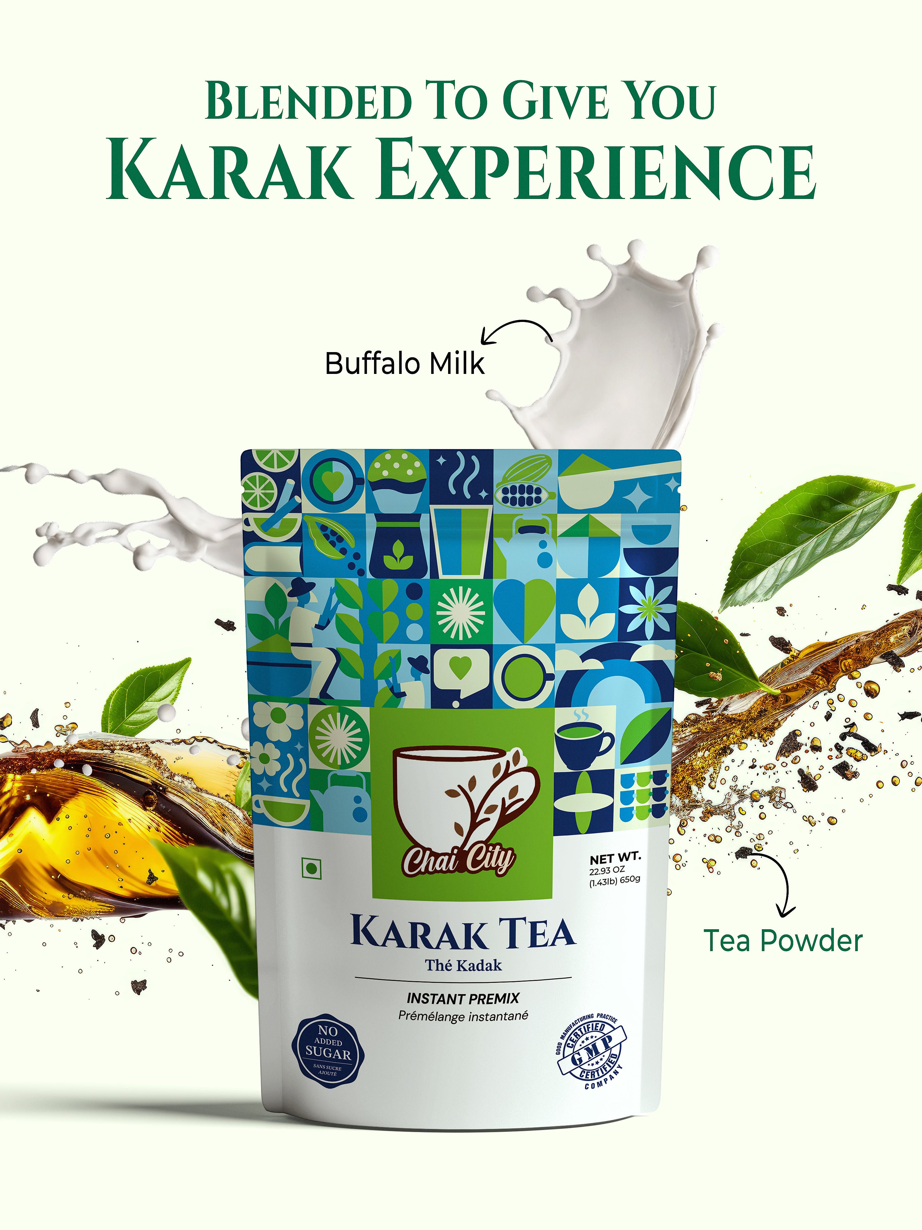 Instant Karak Chai Tea Premix – Strong & Creamy Indian Chai – Chai City